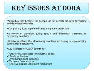Doha round 2001 | PPTX