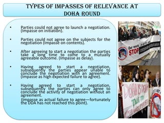 Doha round 2001 | PPTX