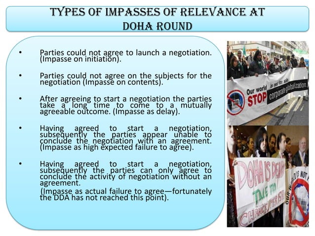 Doha round 2001 | PPTX