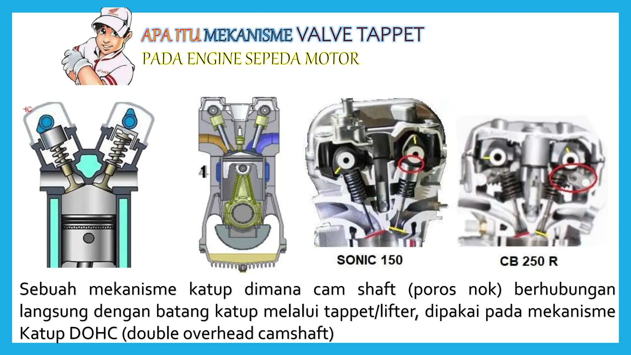 Mekanisme katup valve tapet sepeda motor | PPT