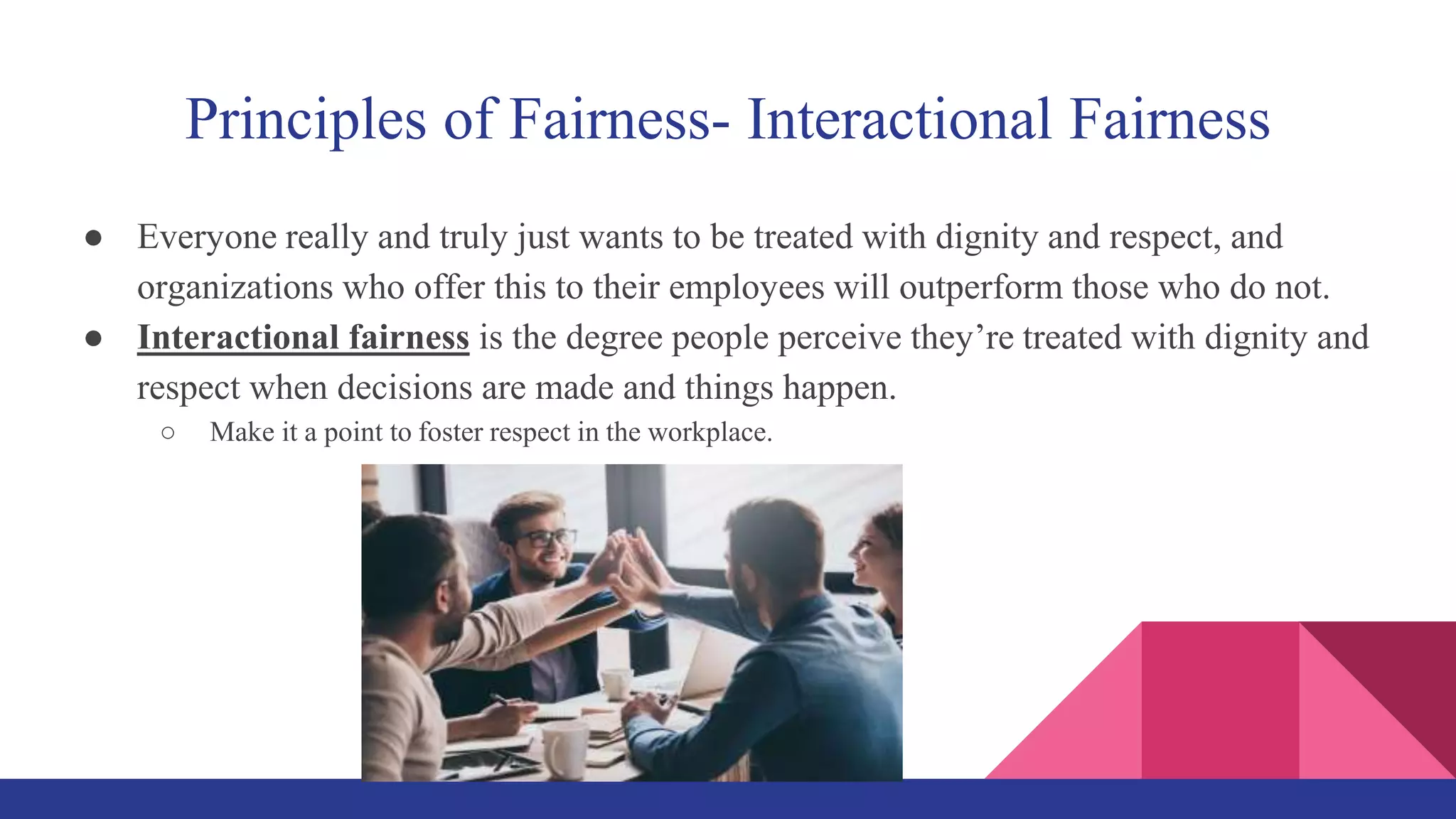 Practicing Fairness As A Manager | PPTX