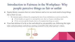 Practicing Fairness As A Manager | PPTX
