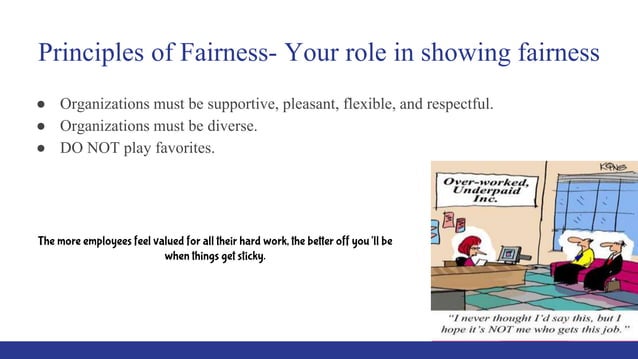 Practicing Fairness As A Manager | PPTX | Human Resources | Business