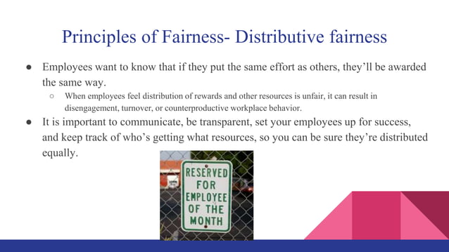 Practicing Fairness As A Manager | PPTX | Human Resources | Business
