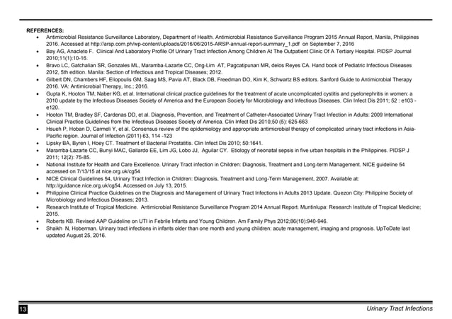 DOH National Antibiotic Guidelines 2016 (UTI) | PDF | Infectious ...