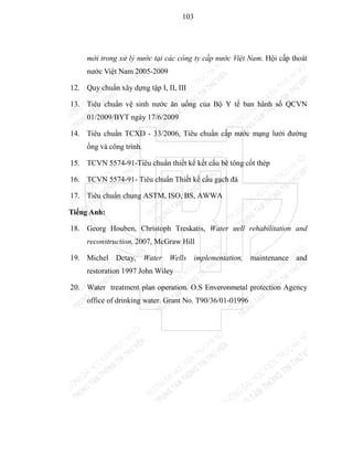Khai thác tối đa nhà máy nước ngầm bằng thay thế nguồn nước mặt | PDF