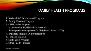 DOH PROGRAMS RELATED TO FAMILY PLANNING.pptx