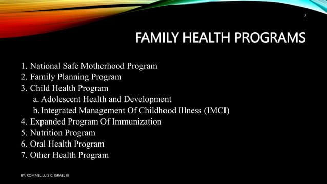 DOH PROGRAMS RELATED TO FAMILY PLANNING.pptx