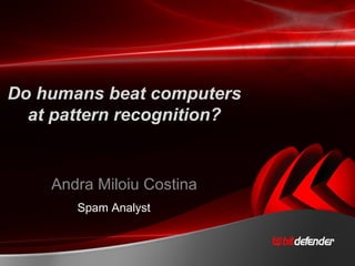 Do Humans Beat Computers At Pattern Recognition | PPT