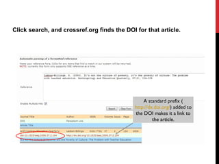 What is a DOI? | PPT