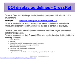 Digital Object Identifier (DOI): Introduction and Applications | PDF