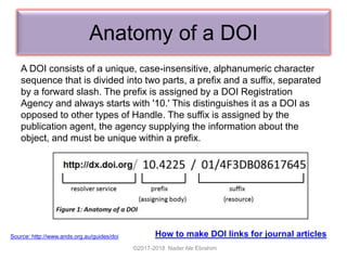 An Introduction and Applications of DOI | PDF