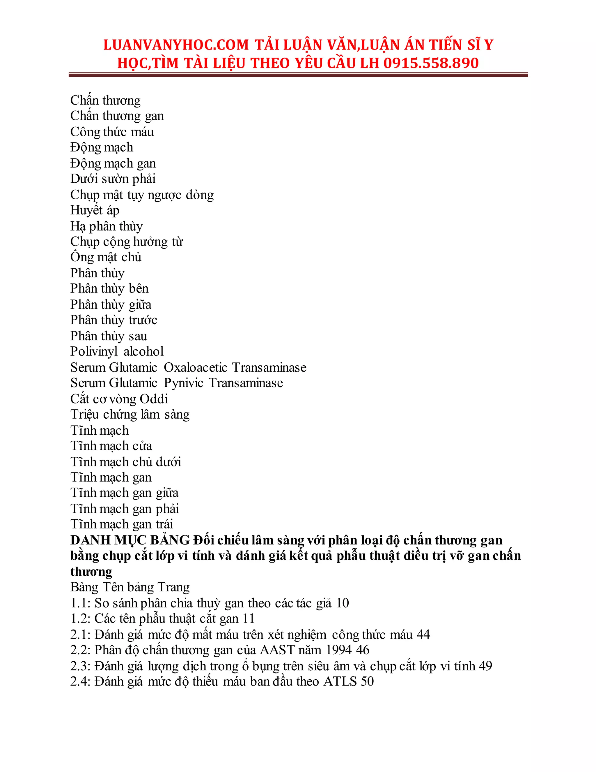 Doi chieu lam sang voi phan loai do chan thuong gan bang chup cat lop ...