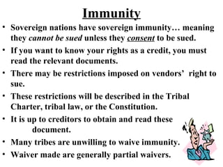 Doing Business with Sovereign Nations | PPT