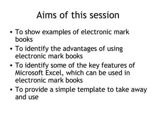 Doing more with your markbook | PPT