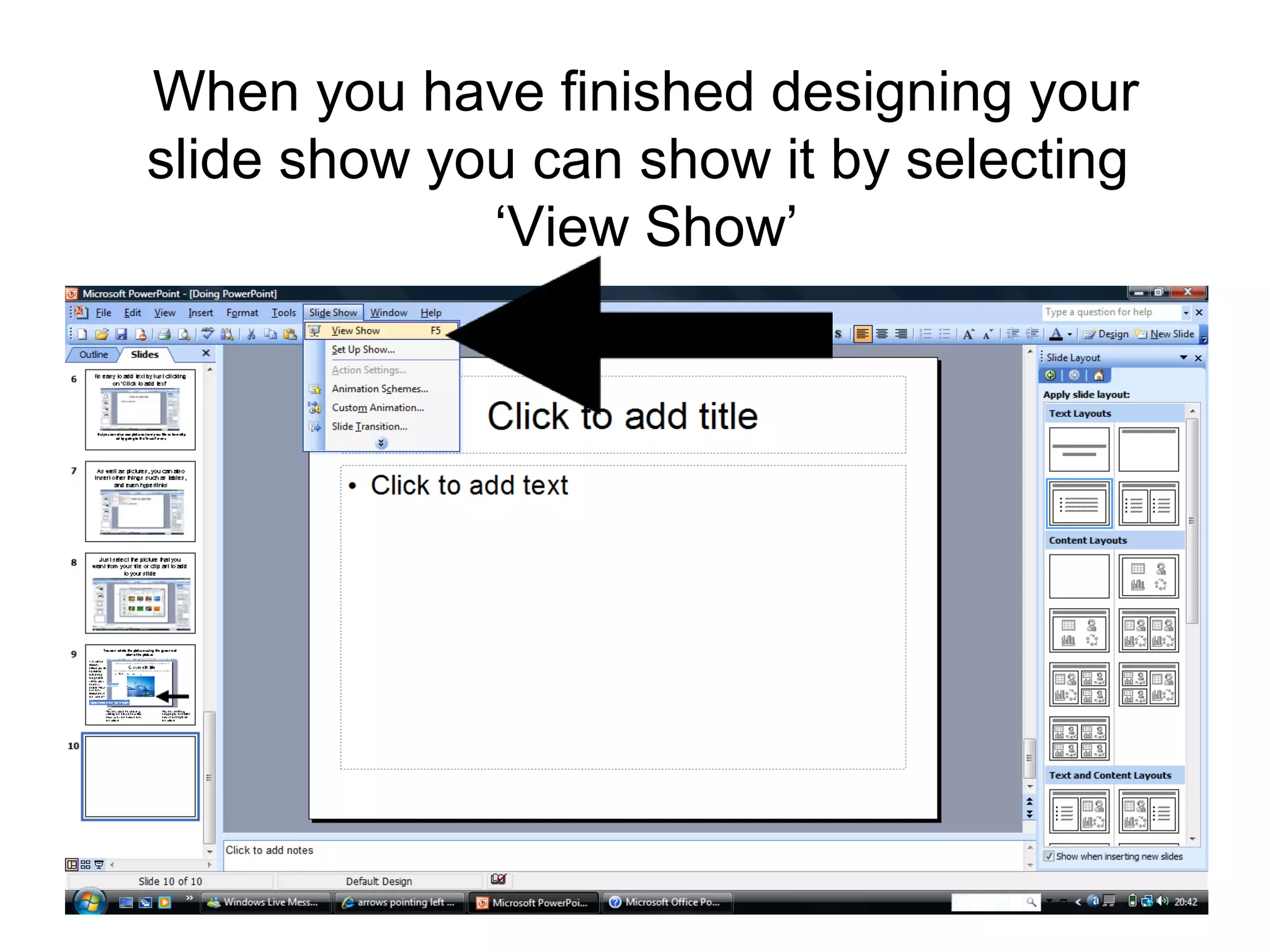 CIP how to do powerpoint | PPT