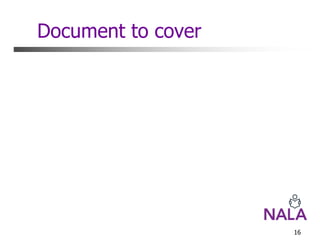 NALA guide on doing a content crit | PPTX