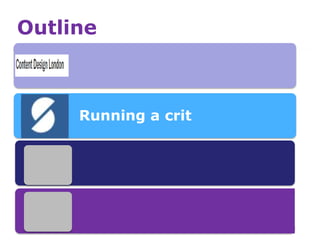 NALA guide on doing a content crit | PPTX
