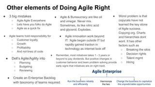 Doing Agile Right - Transformation without Chaos - A summary | PDF