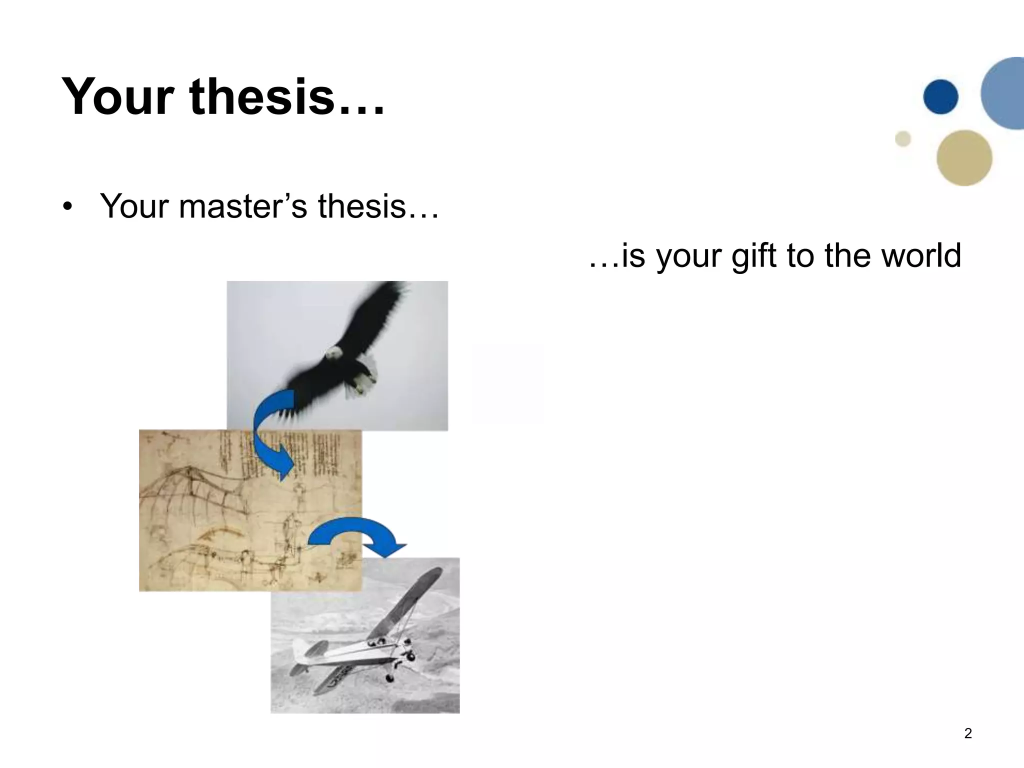 Doing a masters thesis | PPTX