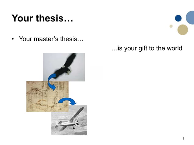 Doing a masters thesis | PPTX