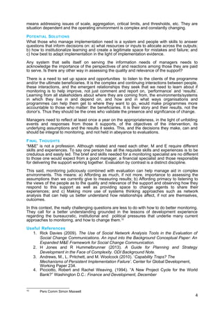 Doing better aid work | PDF