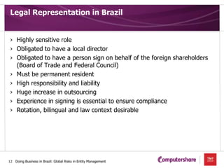 Doing business in Brazil | PPTX