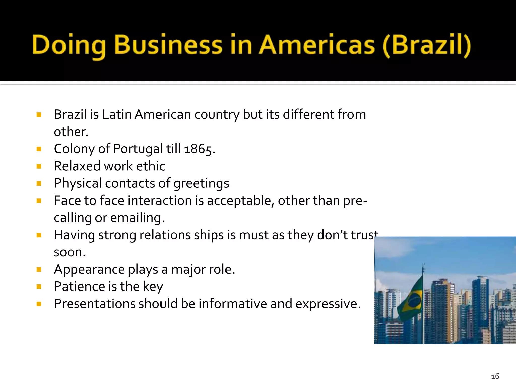 Doing business in different cultures | PPTX