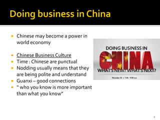 Doing business in different cultures | PPTX