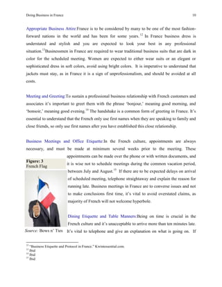 Doing Business in France: Investigative Report | DOCX