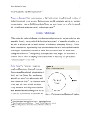 Doing Business in France: Investigative Report | DOCX