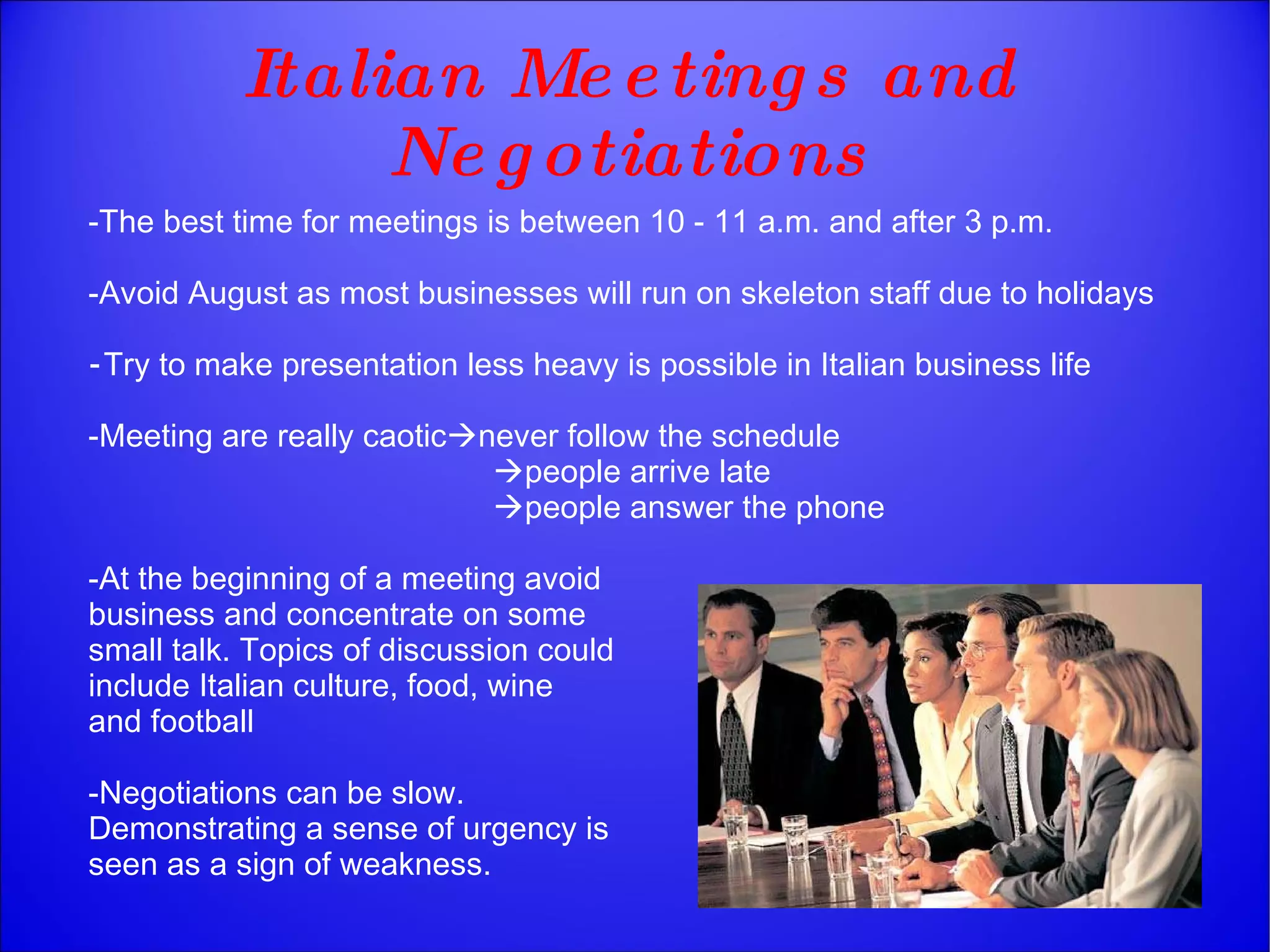 Doing business in italy | PPT