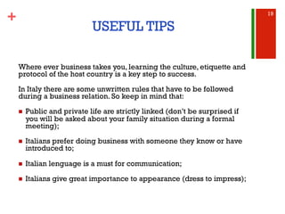 Doing business in italy | PDF
