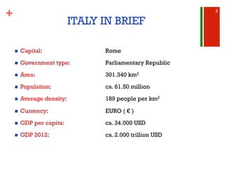 Doing business in italy | PDF