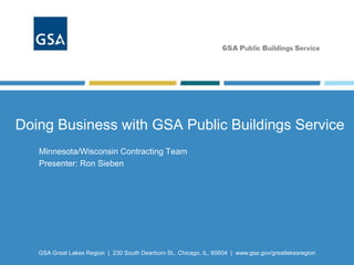 Doing Business with Public Building Service | PPTX