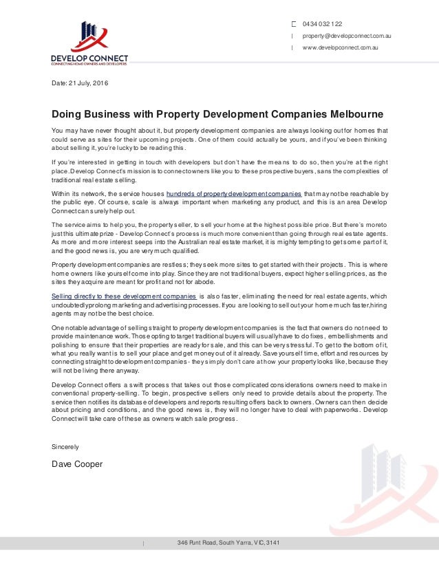 Doing Business With Property Development Companies Melbourne