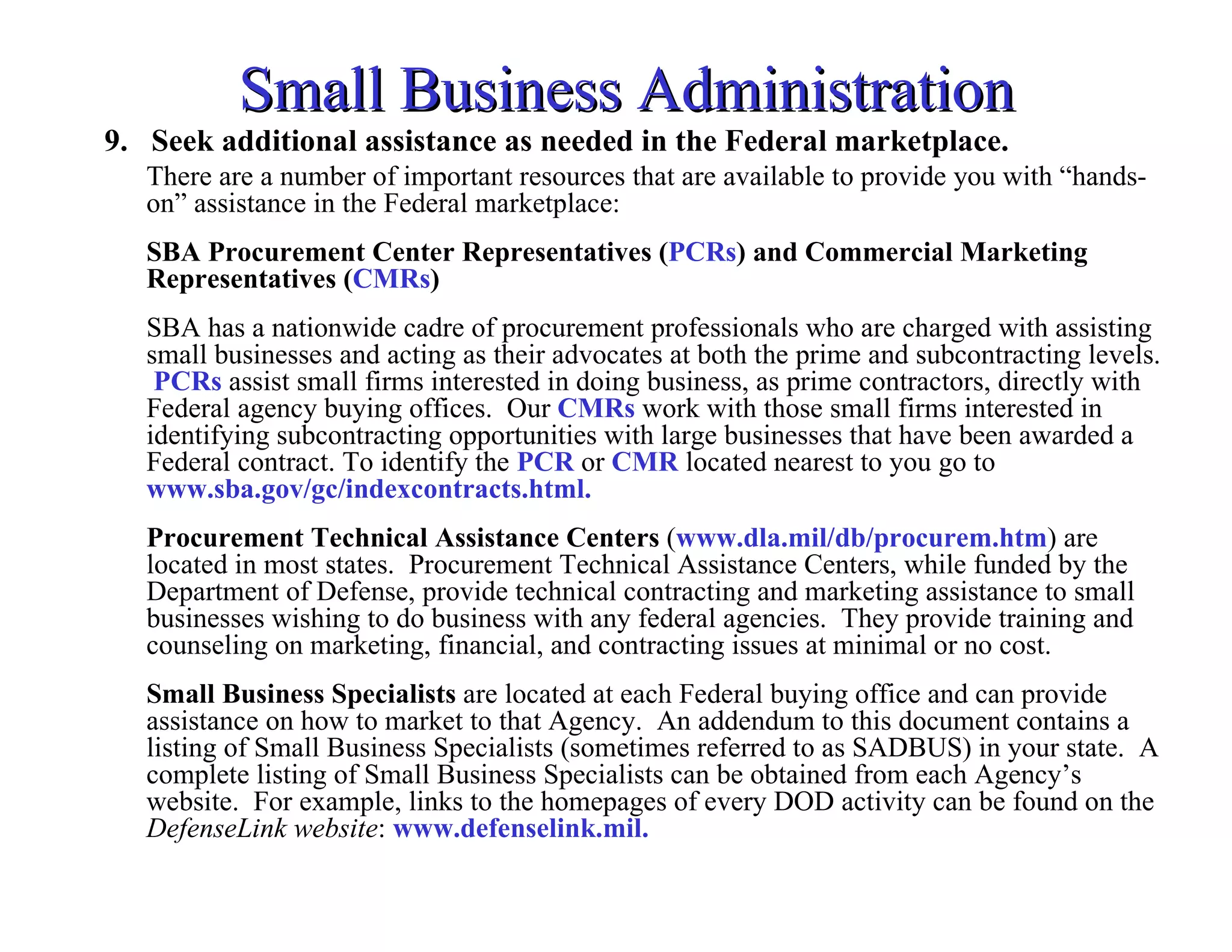 Doing business with the u.s. federal government | PPT