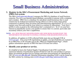 Doing business with the u.s. federal government | PPT