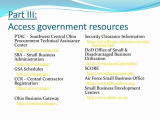 Doing Business With Wpafb | PDF