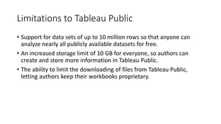 Doing data visualizations with tableau | PPT
