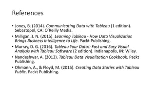 Doing data visualizations with tableau | PPT