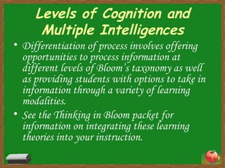Doing Differentiation | PPT