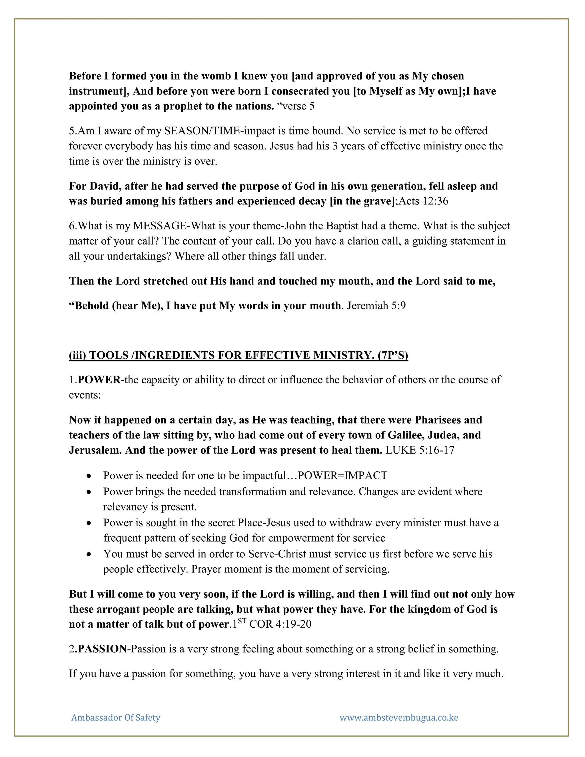 DOING EFFECTIVE MINISTRY IN THE 21ST CENTURY | PDF