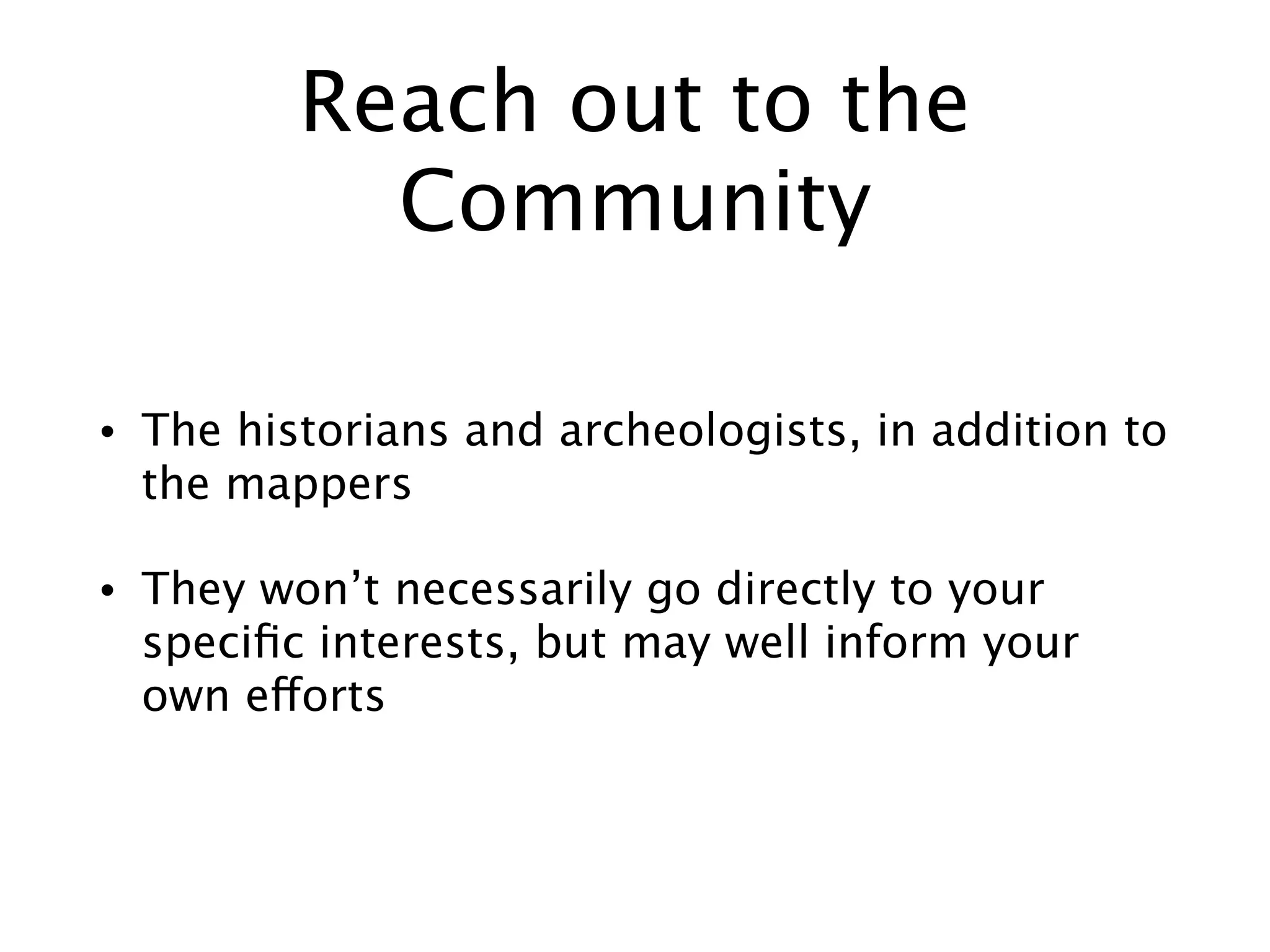 OpenHistoricalMap: Doing History | PDF