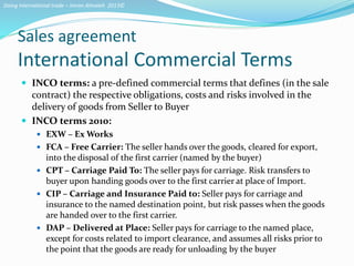 Doing international trade - imran almaleh | PPT | Free Download