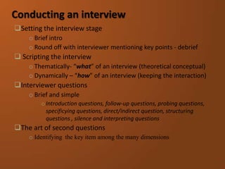 Doing interview | PPTX | Careers