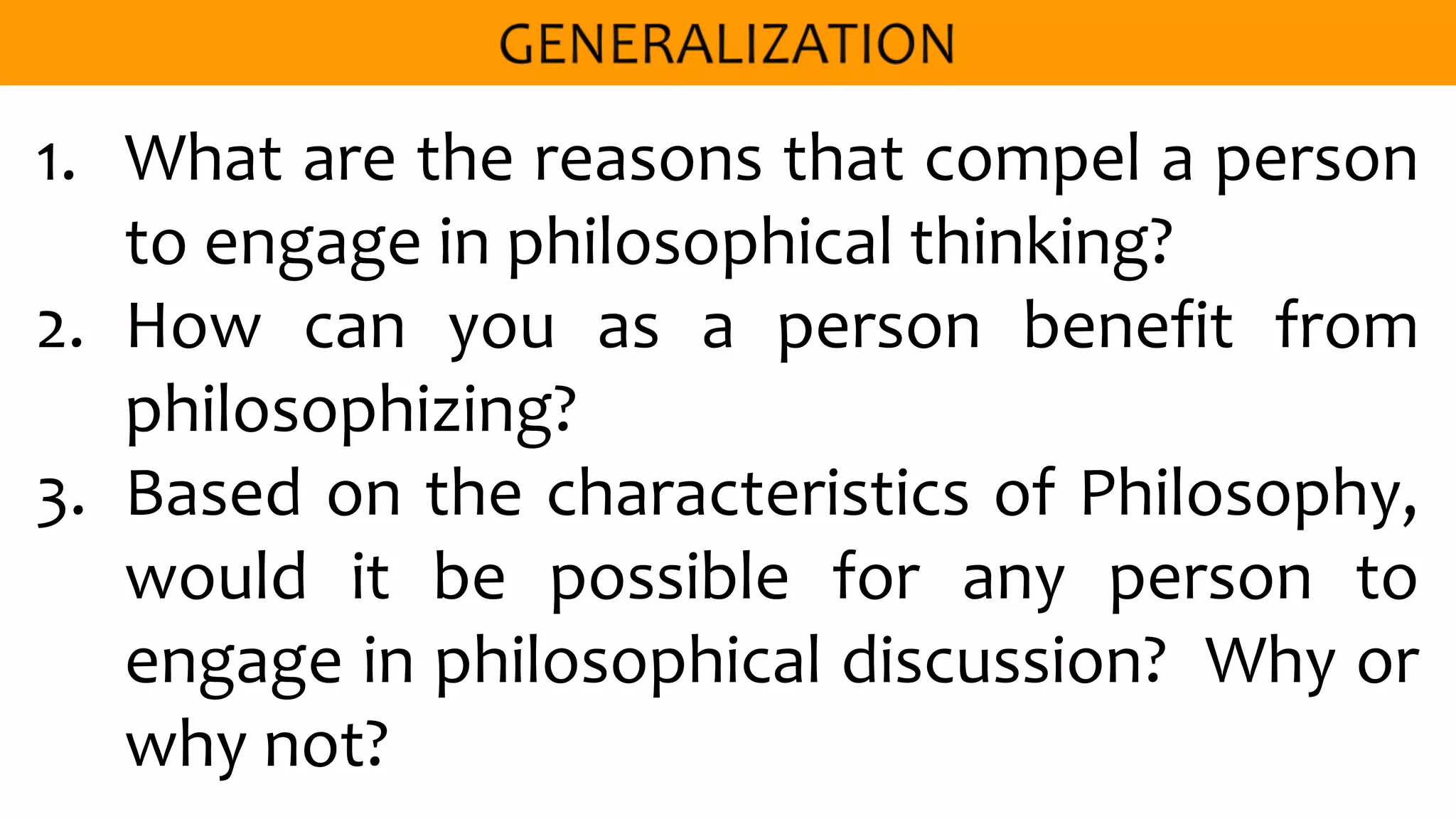 Doing philosophy | PPTX