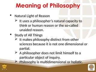 An Introduction about doing Philosophy and how the different methods of ...