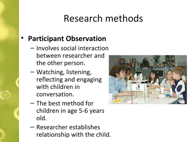 Doing Research With Children | PPT