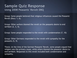 Doing the ap euro hist dbq | PDF